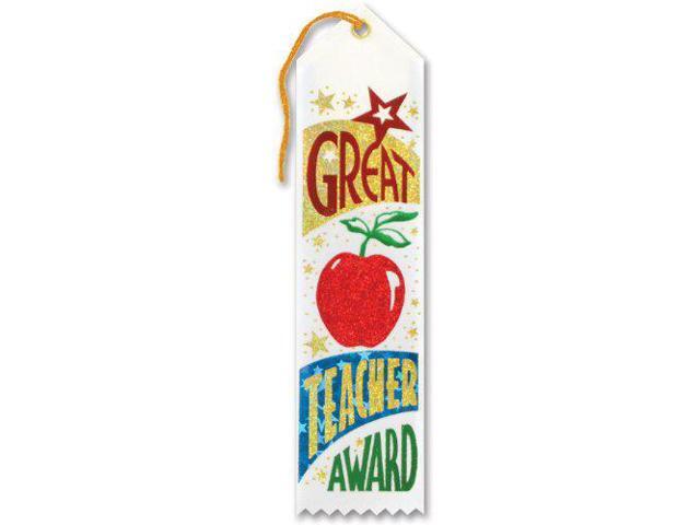 Click here for Beistle Great Teacher Award Ribbon prices