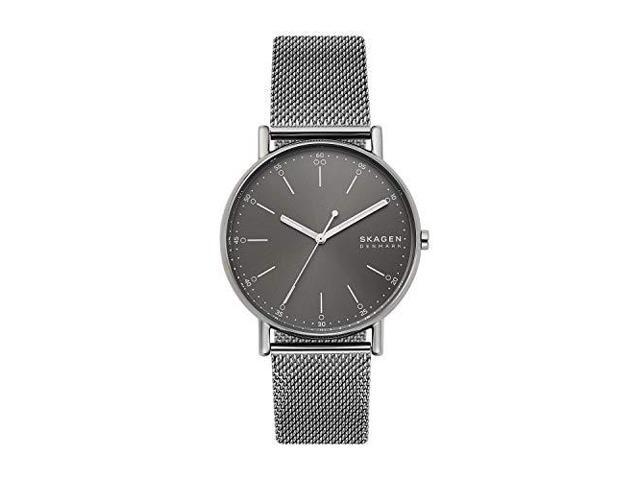 Click here for Skagen Mens Signatur Gunmetal Stainless Steel Mesh... prices