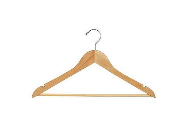 Click here for Econoco Commercial Flat Wooden Hanger with Chrome... prices