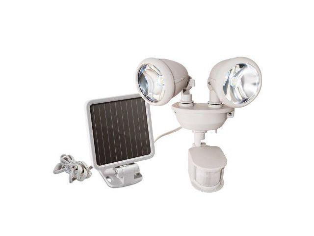 Click here for Maxsa 44218 Off-White Solar-Powered Dual Head LED... prices