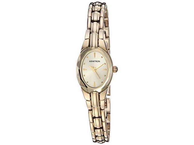 Click here for Armitron Womens 75/3313CHGP Oval Faceted Wall-to-W... prices