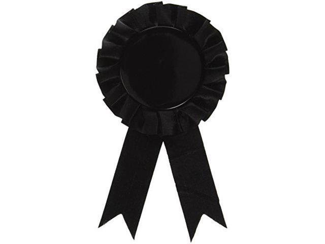 Click here for Award Ribbon (black) Party Accessory (1 count) (1/... prices