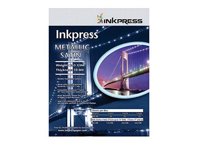 Click here for Inkpress Metallic Satin Inkjet Paper  255 gsm  10... prices