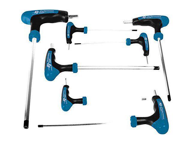 Click here for Performance Tool W1712 Metric T-Handle Hex Key Set... prices