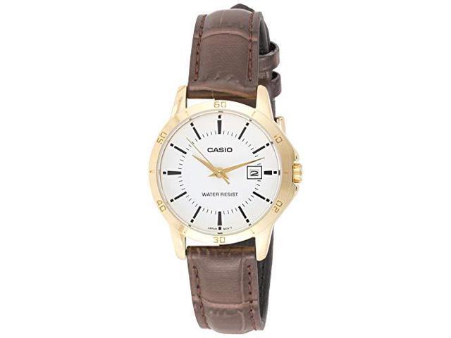 Click here for Casio Womens LTP-V004GL-7A Genuine Leather Band An... prices