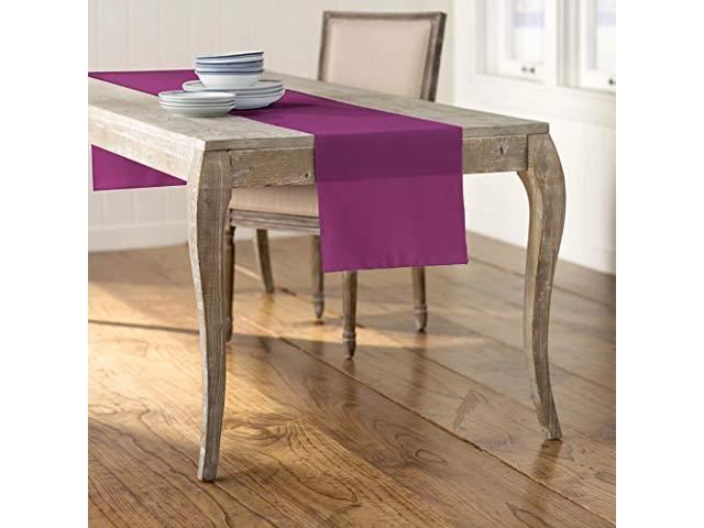 Click here for LA Linen Polyester Poplin Table Runner 14 by 108-I... prices