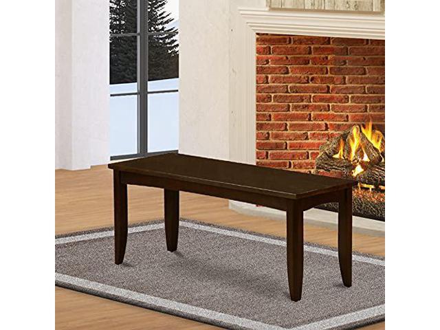 Click here for Parfait Dining Bench with Wood Seat in Cappuccino... prices