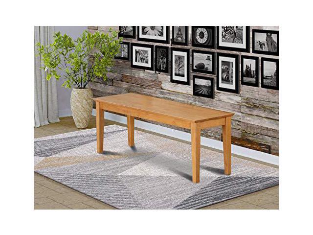Click here for Capri bench with wood seat in Oak Finish prices