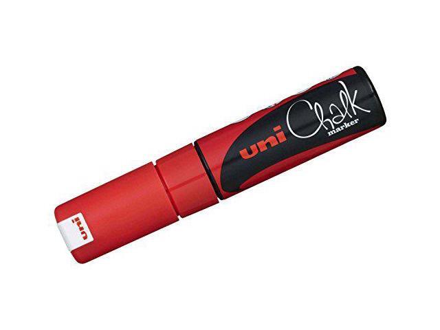 Click here for UNI CHALK PWE-8K RED MARKER CHISEL TIP (8.0mm BX 6... prices