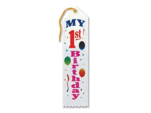 Click here for Beistle My 1st Birthday Award Ribbon prices