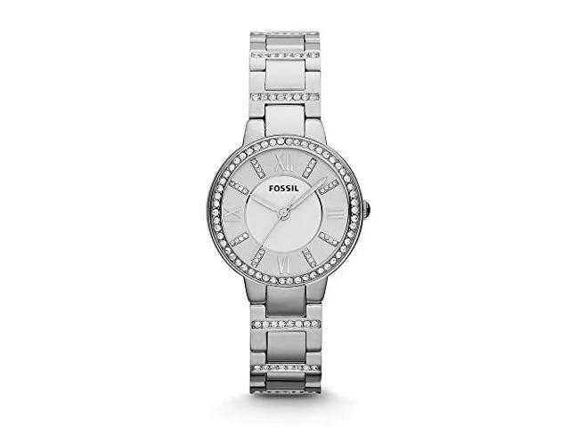 Click here for Fossil Womens Virginia Quartz Stainless Steel Thre... prices
