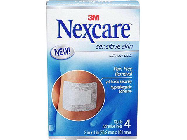 Click here for Nexcare Sensitive Skin Adhesive Pads 4 ea (Pack of... prices