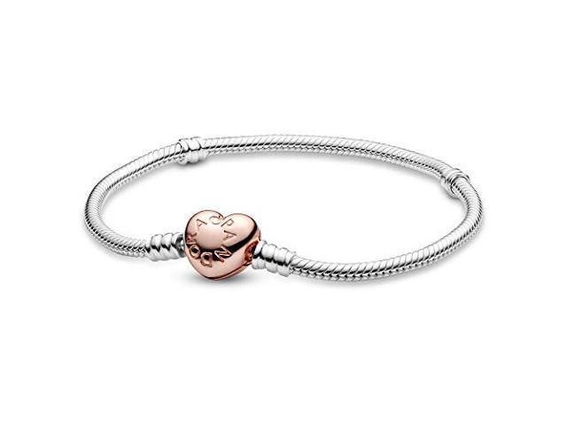 Click here for Pandora Jewelry - Moments Heart Clasp Snake Chain... prices