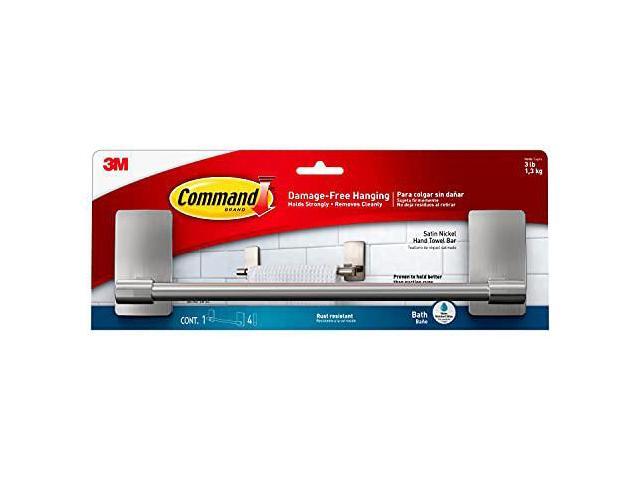 Click here for Command Hand Towel Bar  Satin Nickel  1-Towel Bar... prices