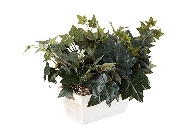 Click here for Nearly Natural 6715 14in. Ivy with White Wash Plan... prices