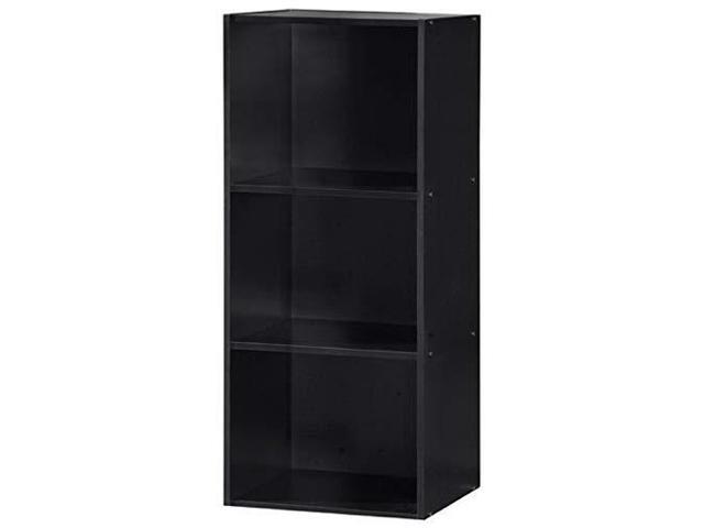 Click here for Hodedah Import 3 Shelf Bookcase  Black prices