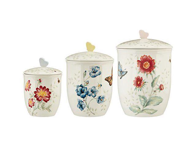 Click here for Lenox Butterfly Meadow 3-Piece Canister Set  6.60... prices