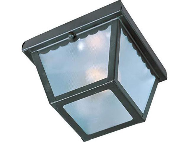 Click here for Maxim 6203FTBK Outdoor Essentials Frosted Glass Sq... prices