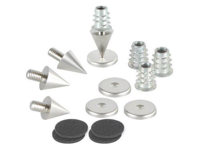 Click here for Dayton Audio DSS2-SN Satin Nickel Speaker Spike Se... prices