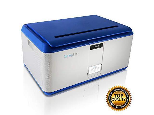 SereneLife Security Locking Storage Container Bin  21 Gallon Capacity - White