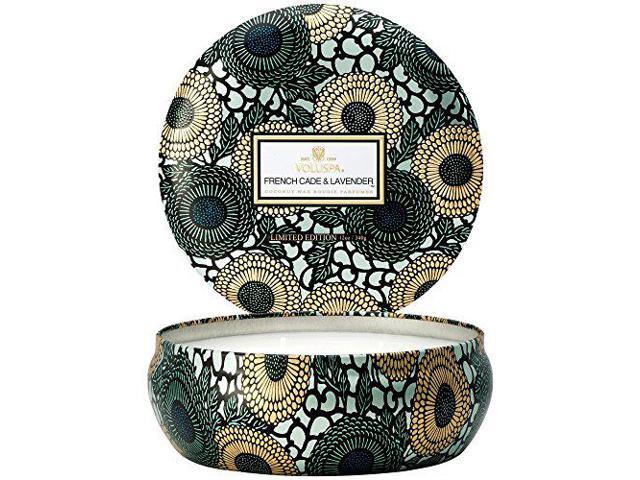 Click here for Voluspa French Cade Lavender 3 Wick Tin Candle  12... prices