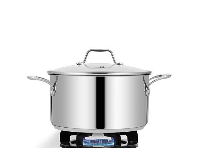 Click here for NutriChef Stainless Steel Cookware Stockpot - 6 Qu... prices
