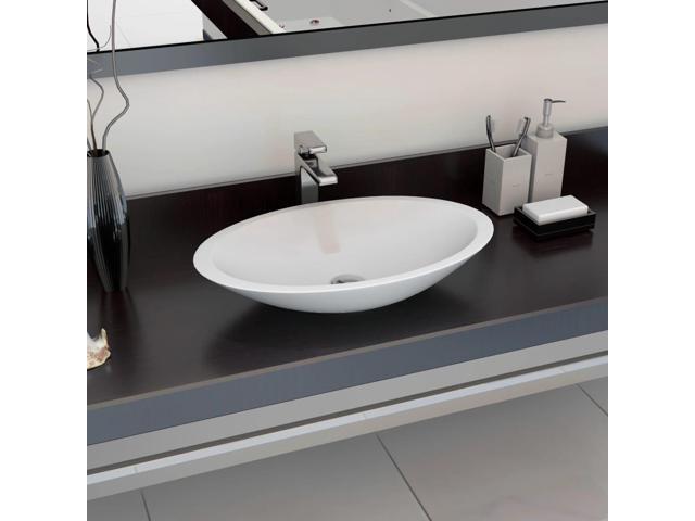 Click here for vidaXL Wash Basin 23.3x13.8x4.2 Mineral Cast/Marbl... prices