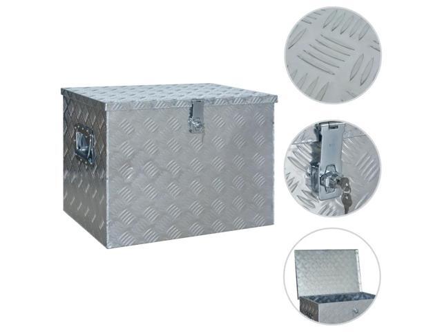 Click here for vidaXL Aluminum Box 24x16.9x17.9 Silver prices