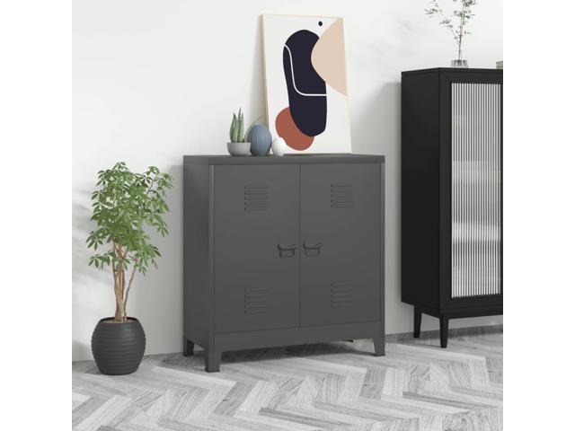 Click here for vidaXL Industrial Storage Chest Anthracite 35.4x15... prices