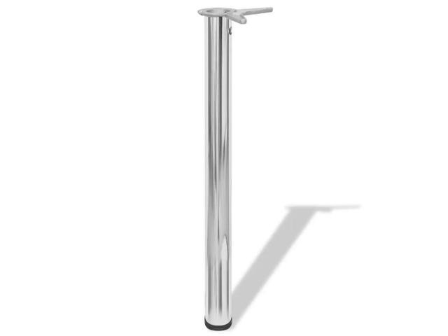 Click here for vidaXL 4 Height Adjustable Table Legs Chrome 28 prices