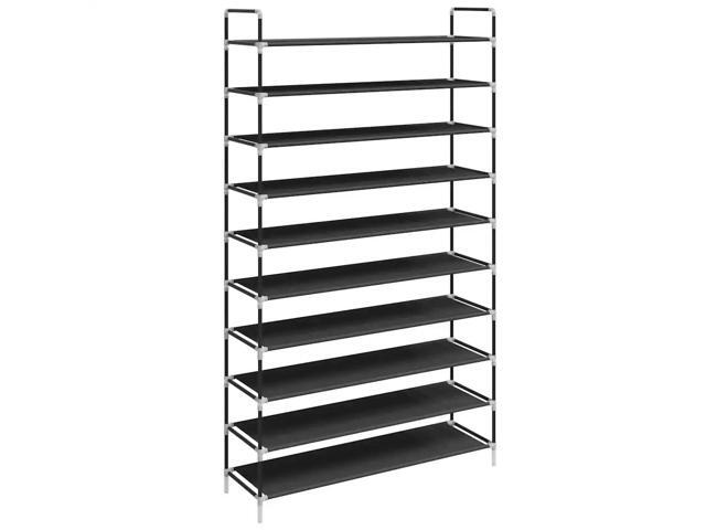 Click here for vidaXL Shoe Rack with 10 Shelves Metal and Non-wov... prices