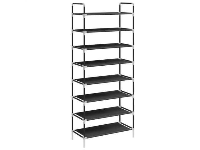 Click here for vidaXL Shoe Rack with 8 Shelves Metal and Non-wove... prices
