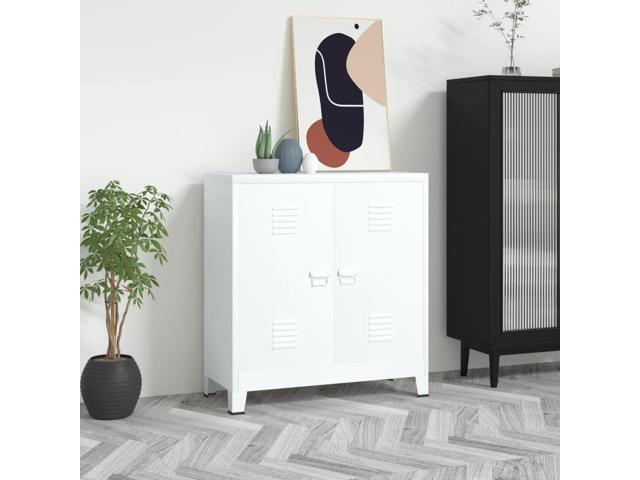 Click here for vidaXL Industrial Storage Chest White 35.4x15.7x39... prices