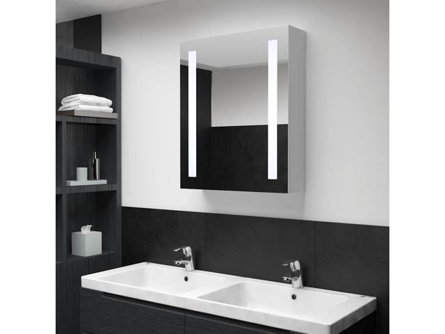 Click here for vidaXL LED Bathroom Mirror Cabinet 19.7x5.1x27.6 prices