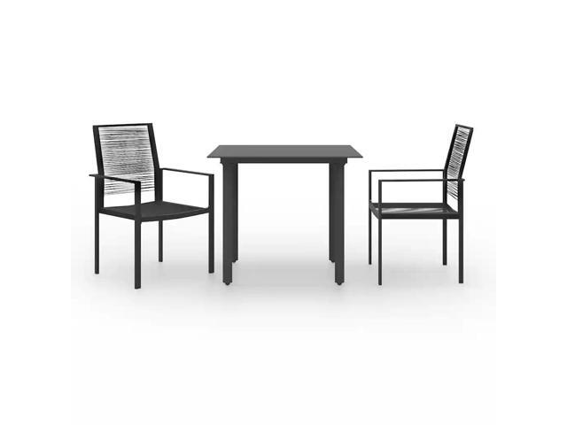 Click here for vidaXL 3 Piece Patio Dining Set prices
