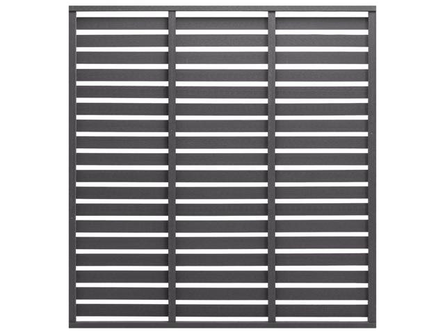 Click here for vidaXL Fence Panel WPC 70.9x70.9 Gray prices