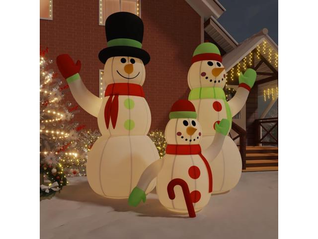 Click here for vidaXL Inflatable Snowman Family with LEDs 16 ft prices
