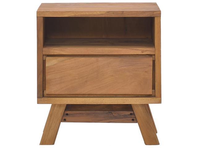 Click here for vidaXL Bedside Cabinet 15.7x11.8x17.7 Solid Teak W... prices