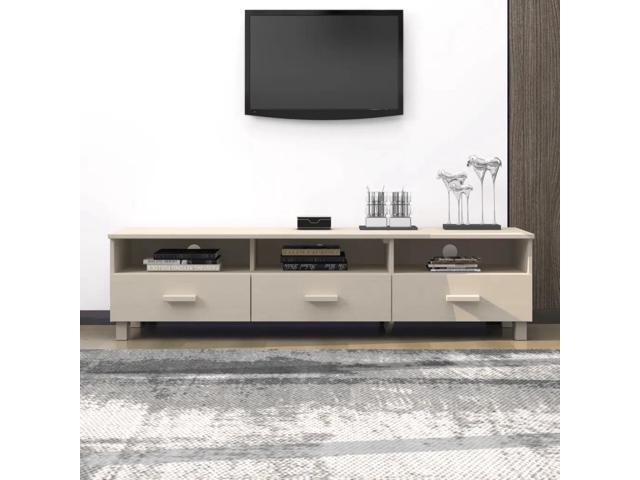 Click here for vidaXL TV Cabinet HAMAR Honey Brown 62.2x15.7x15.7... prices