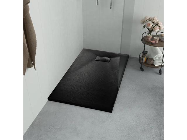 Click here for vidaXL Shower Base Tray SMC Black 35.4x27.6 prices