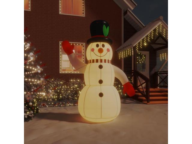 Click here for vidaXL Inflatable Snowman with LEDs Holiday Blow u... prices
