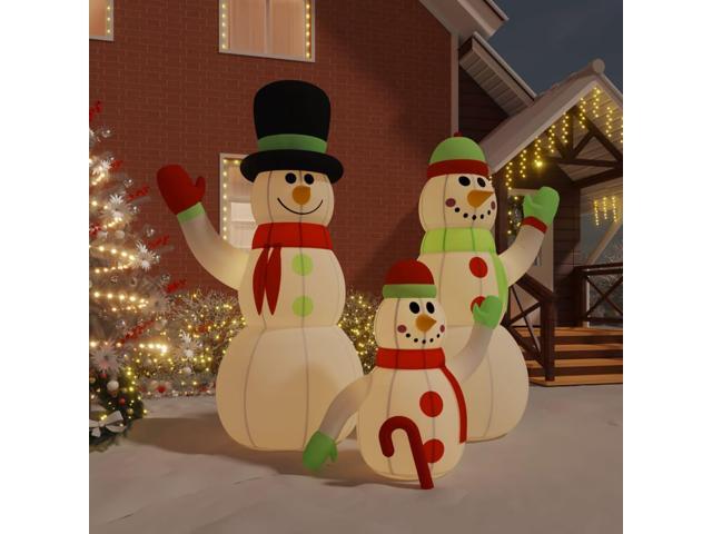 Click here for vidaXL Inflatable Snowman Family with LEDs 12 ft prices