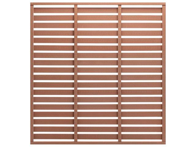 Click here for vidaXL Fence Panel WPC 70.9x70.9 Brown prices