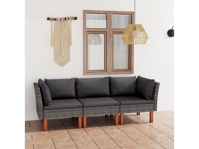 Click here for vidaXL Garden Sofa Grey prices