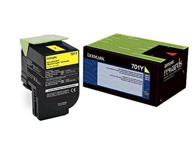 Click here for Lexmark 70C10Y0 Yellow Return Program Toner prices