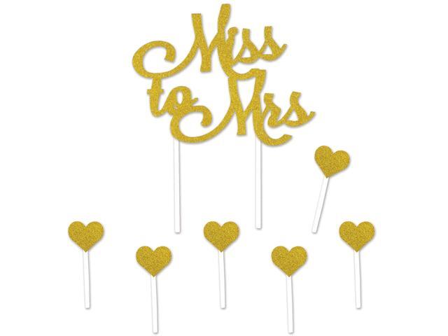 Click here for Miss To Mrs Cake Topper prices
