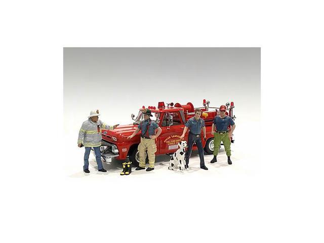 Click here for Firefighters 6 Piece Figure Set (4 Males 1 Dog 1 A... prices