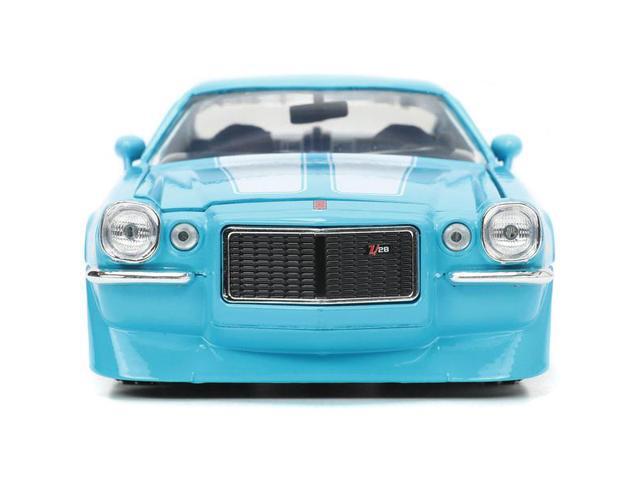 Click here for 1971 Chevrolet Camaro Z/28 Light Blue With White S... prices