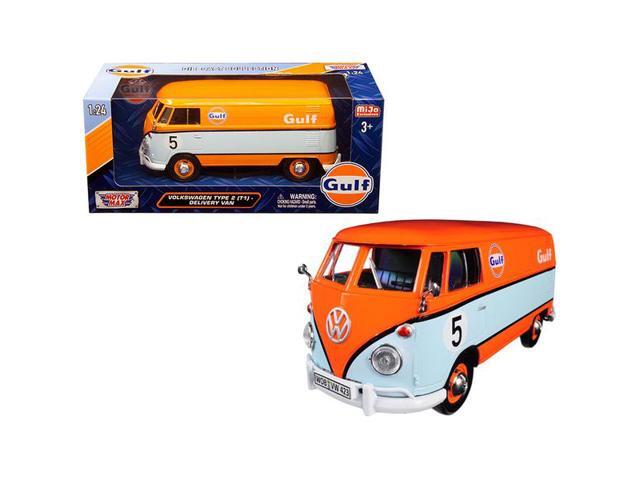 Click here for Volkswagen Type 2 (T1) Delivery Van #5 Gulf Orange... prices