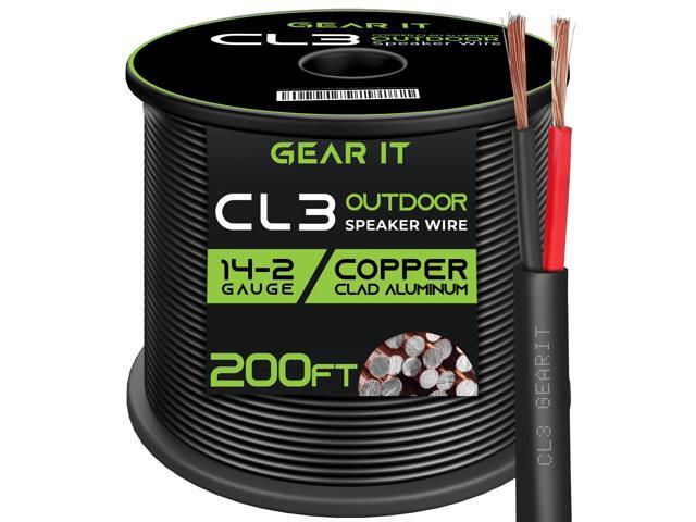 Click here for GearIT 14/2 Speaker Wire (200 Feet) 14 Gauge (Copp... prices